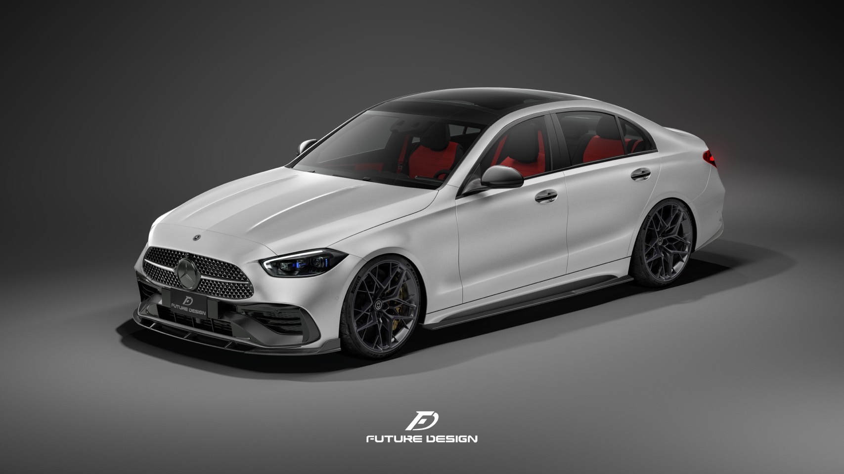 BENZ メルセデス・ベンツ C-Class W206 S206 サイドスカート 本物Drycarbon ドライカーボン - Future Design Drycarbon parts